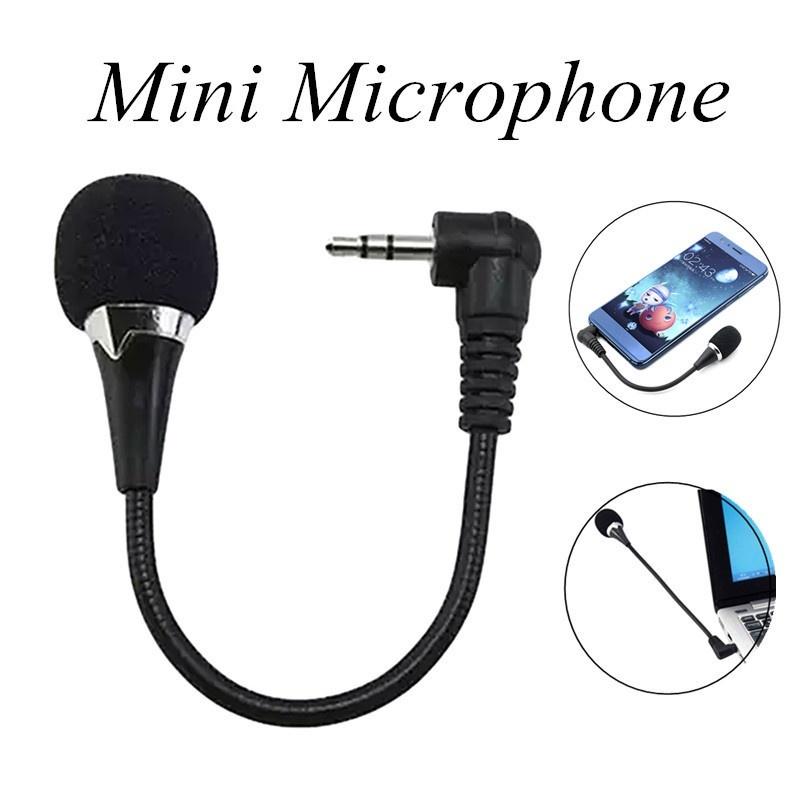 Buy 3.5MM Mini Mobile Phone Microphone For PC Capacitive Jack Flexible ...