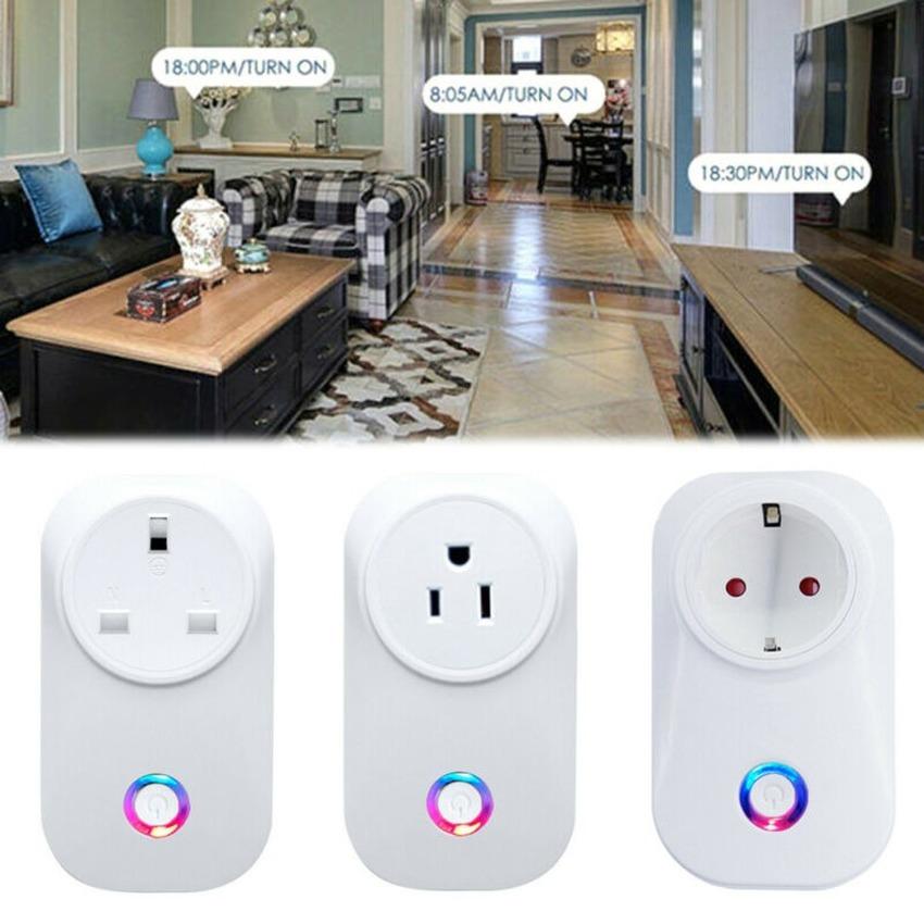 Homes WiFi Smart Plugs AC100-240V Sockets Outlet Remote Control With ...