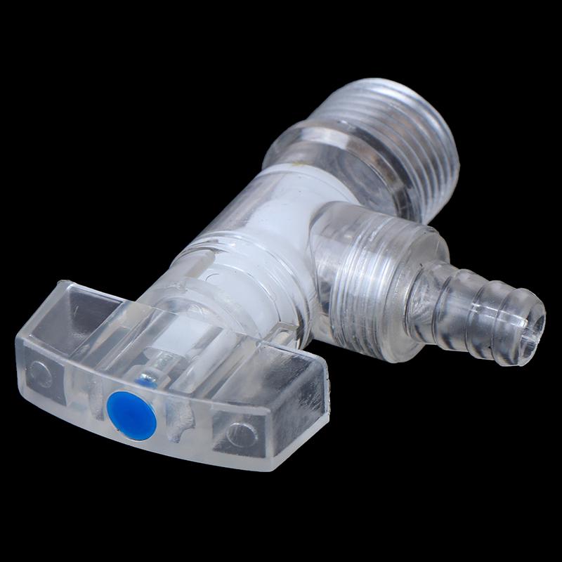 Buy 1Pcs Transparent Plastic Faucet 4-Divided Triangle Valve Pagoda ...