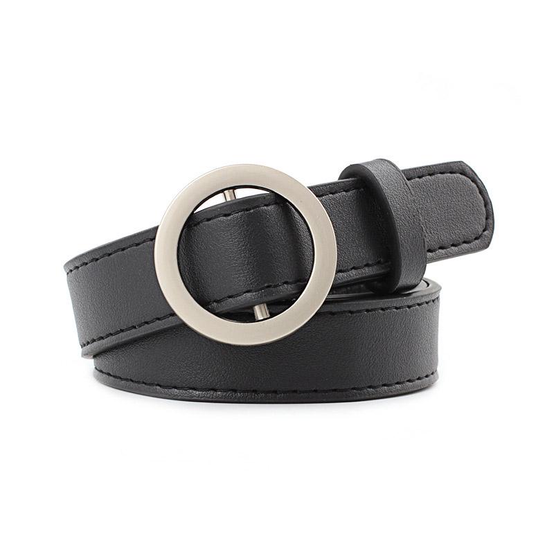 Buy Circle Buckles No Pins Belt Jeans Wild Belts Women Fashion Students ...