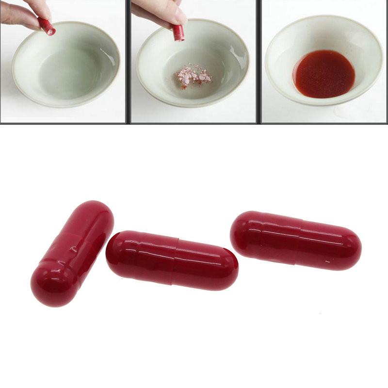 Buy 3Pcs Trick Toys Realistic Fake Blood Capsule Jokes Holiday at ...