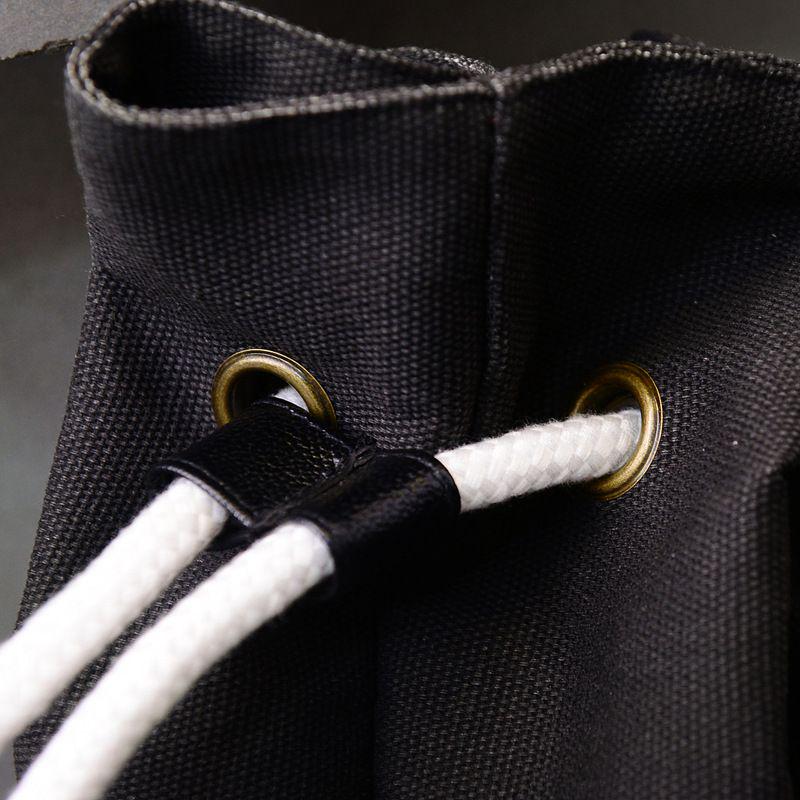 Buy Classic Women Canvas Backpack Drawstring Sport Bag Travel Portable ...