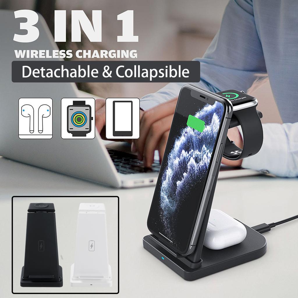 Buy 3 In 1 Fast Charging Universal Less Than 6mm Wireless Charger Stand ...