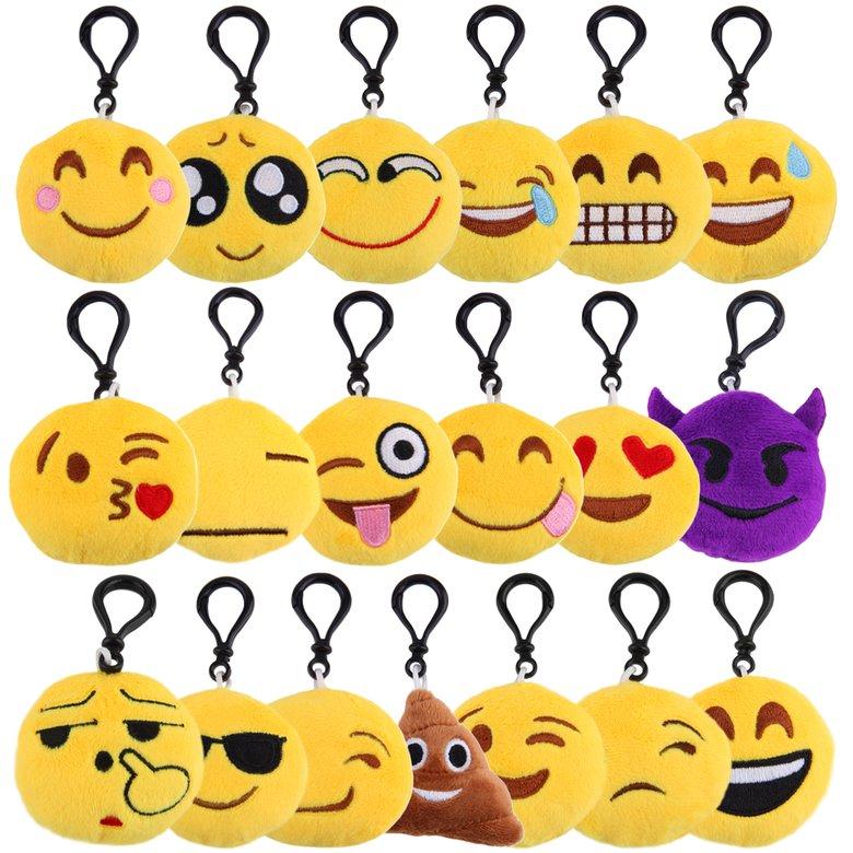 Buy KC Small Cartoon Facial Expression Multiple Emoticon Amusing Key ...