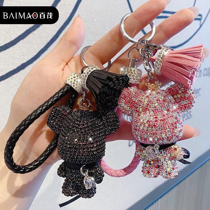 Satın alın Cute cartoon drop glue Keychain doll decorative pendant ...