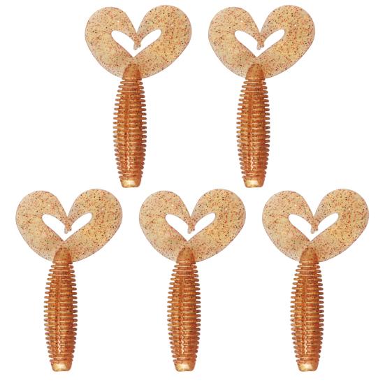 5Pcs Fishing Bait Flexible Reusable With Hidden Hook Slot Premium Anti ...