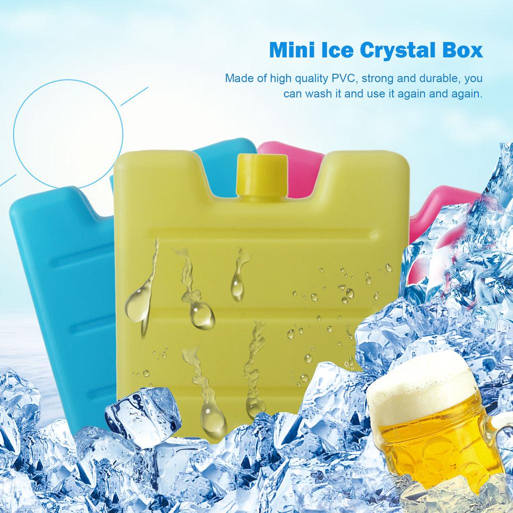 Ice Pack - Freezer Block Brick Packs Kit - Ice Cool Pack for Cooler ...