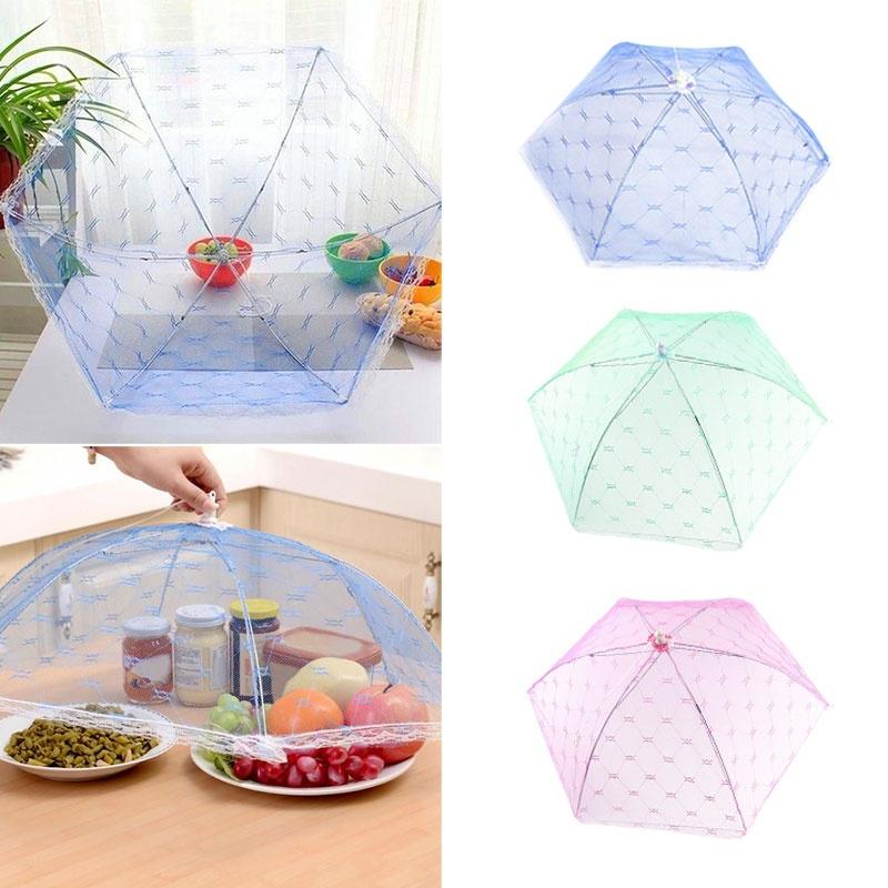 Buy New Umbrella Style Food Covers Anti Fly Mosquito Meal Cover Lace ...