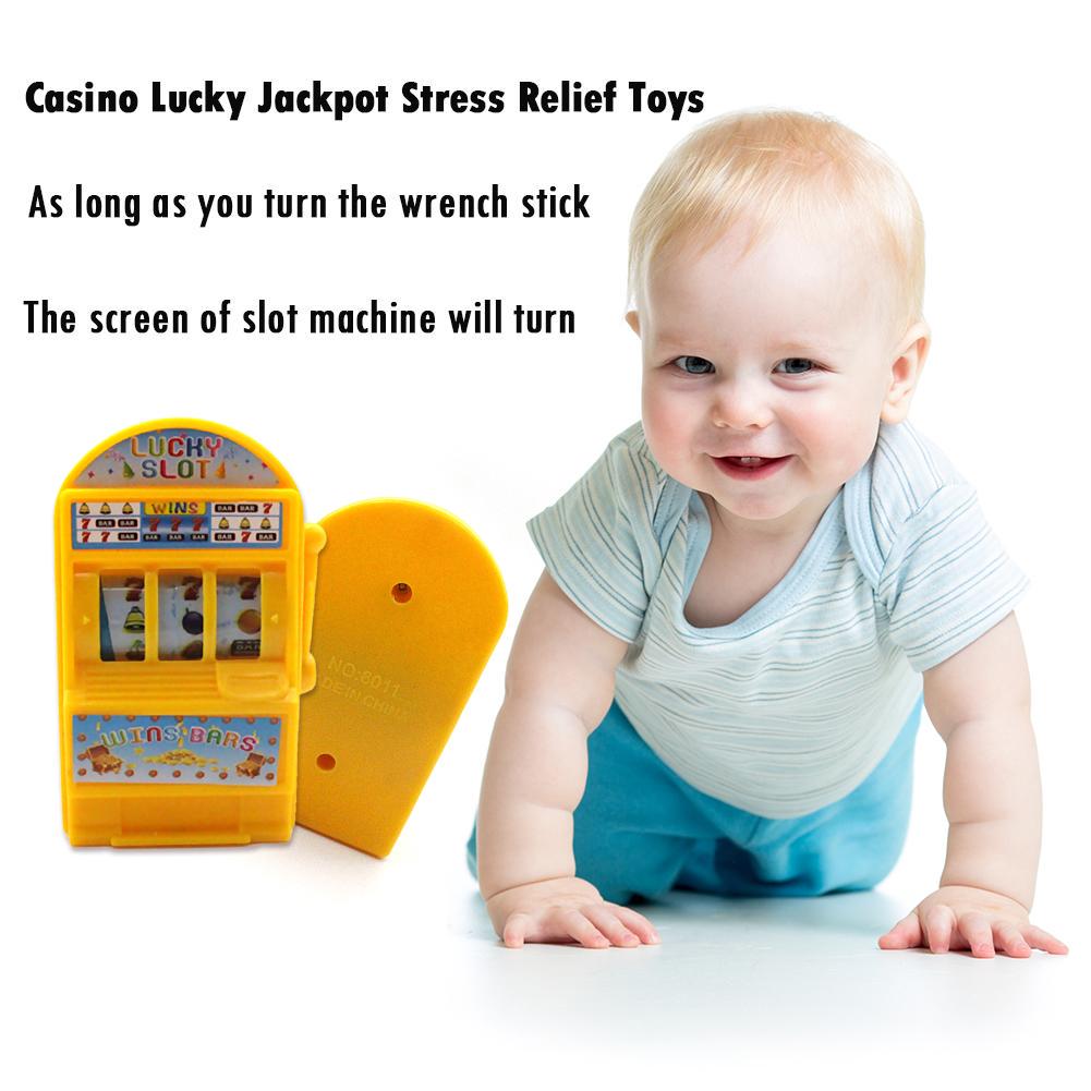 Creative Mini Slot Machine Kids Casino Lucky Jackpot Stress Relief Toy ...