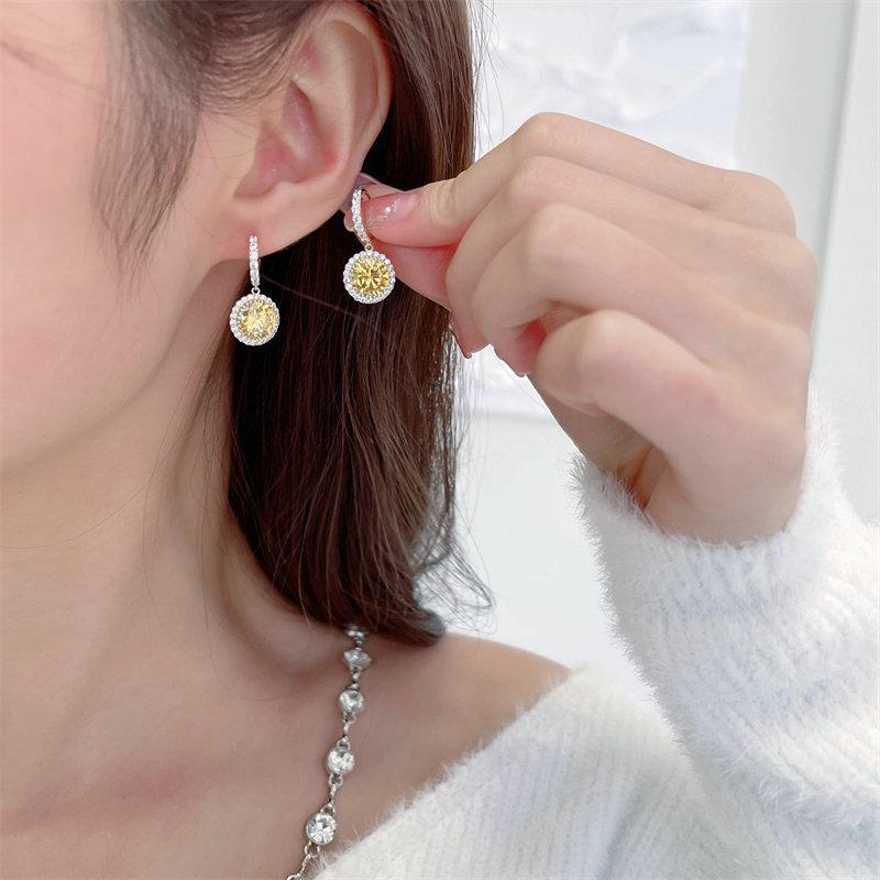 Cheap Gentle Temperament Small All-match Earrings High-end Simple Ear ...