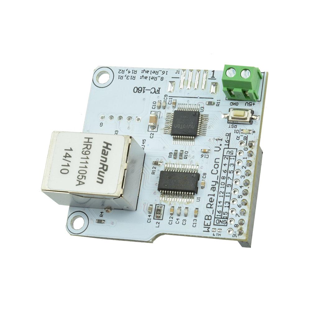 DC 5V 2A 8CH 8 Channel Way 28J60 W5100 RJ45 Network Control Switch ...