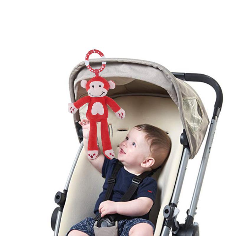 Buy Baby Toys Hanging Rattle Crinkle Squeaky Educational Toy Infant ...