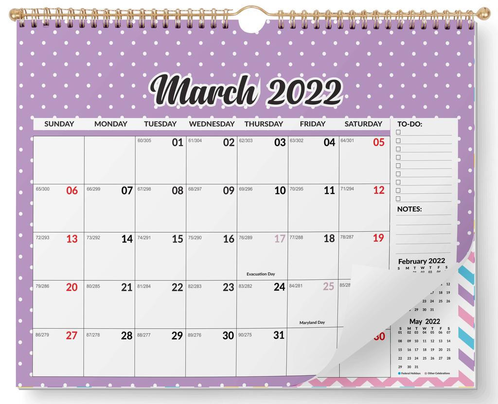 Cheap Inkdotpot 13x11 Wall Calendar - Runs until December 2023 Hanging ...