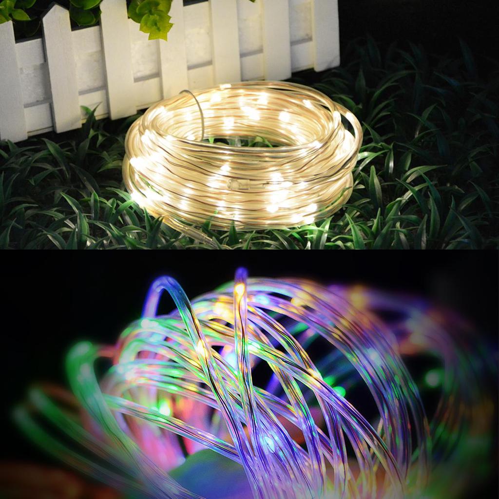 10M Solar LED Copper wire string light Lawn Light waterproof outdoor ...