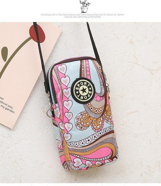 Koupit Canvas Mini Mobile Phone Bag Pouch For Samsung/iPhone/Huawei ...