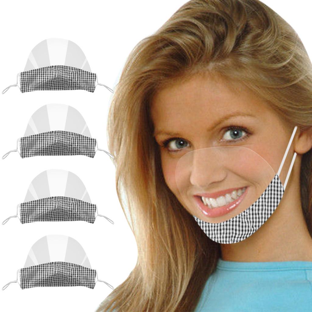 Buy Aominuo 4PC Adult Mini Shield Washable Reusable Comfortable Mask ...