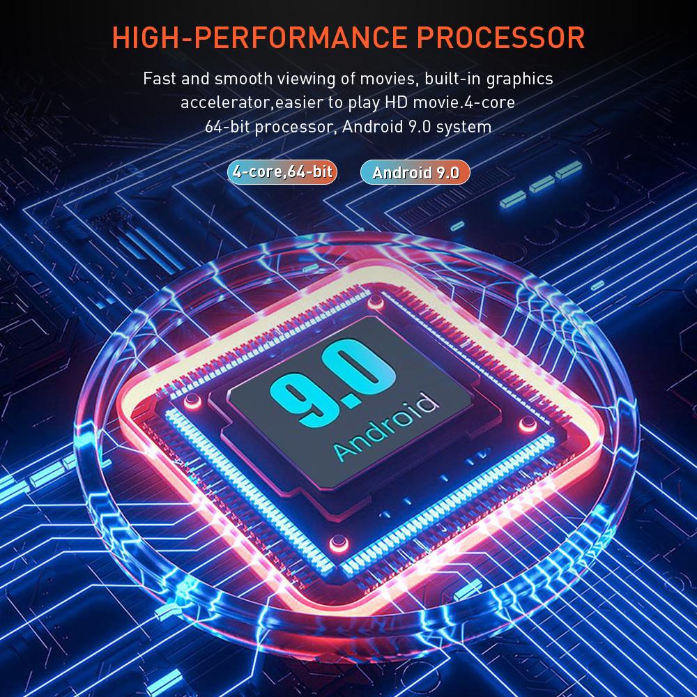 Buy Fashion M1 Mini Projector Full HD 1080P Android 9 LED Beamer ...