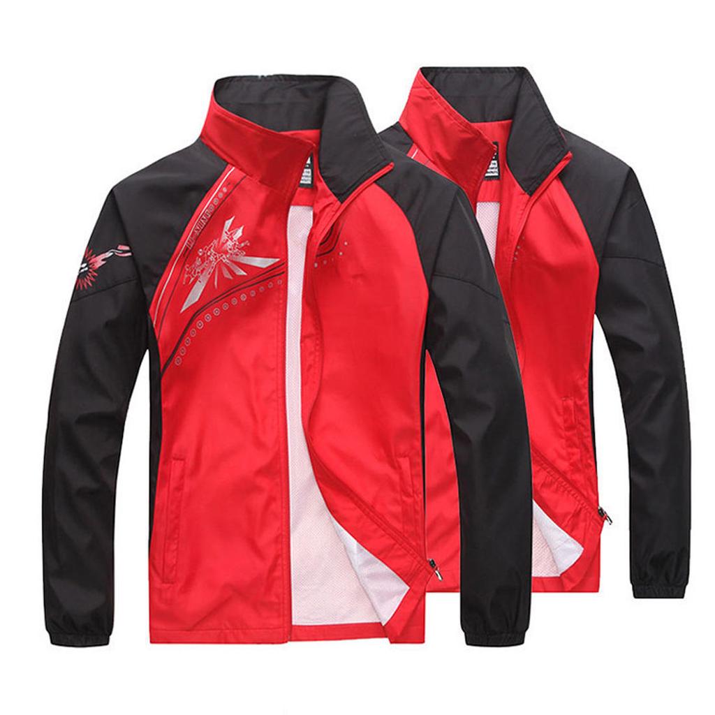 Buy Mens Fashion Stand Collar Bottom Sport Coat Jogging Trousers ...