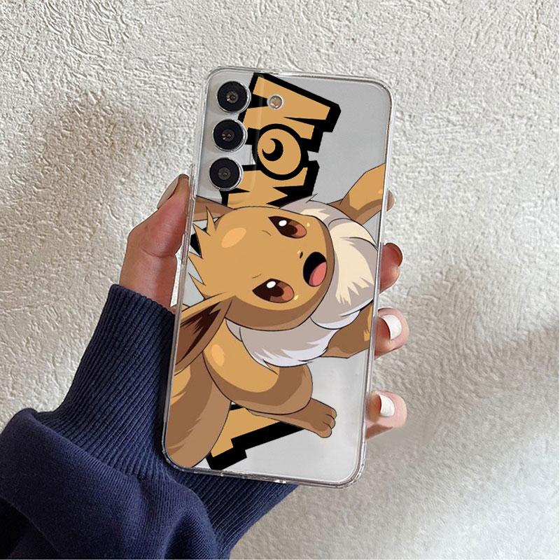 Buy Pokemon Pikachu Anime Clear Case For Samsung Galaxy S22 S20 FE S21 ...