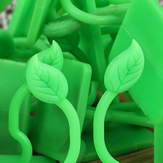 Cheap 100Pcs Green Plant Clips Sturdy Support Self-adhesive Vines Wall ...