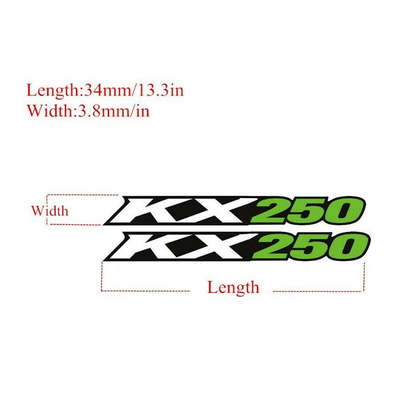 Buy Motorcycle Accessories Swingarm Swing Arm Stickers FOR KAWASAKI KX ...