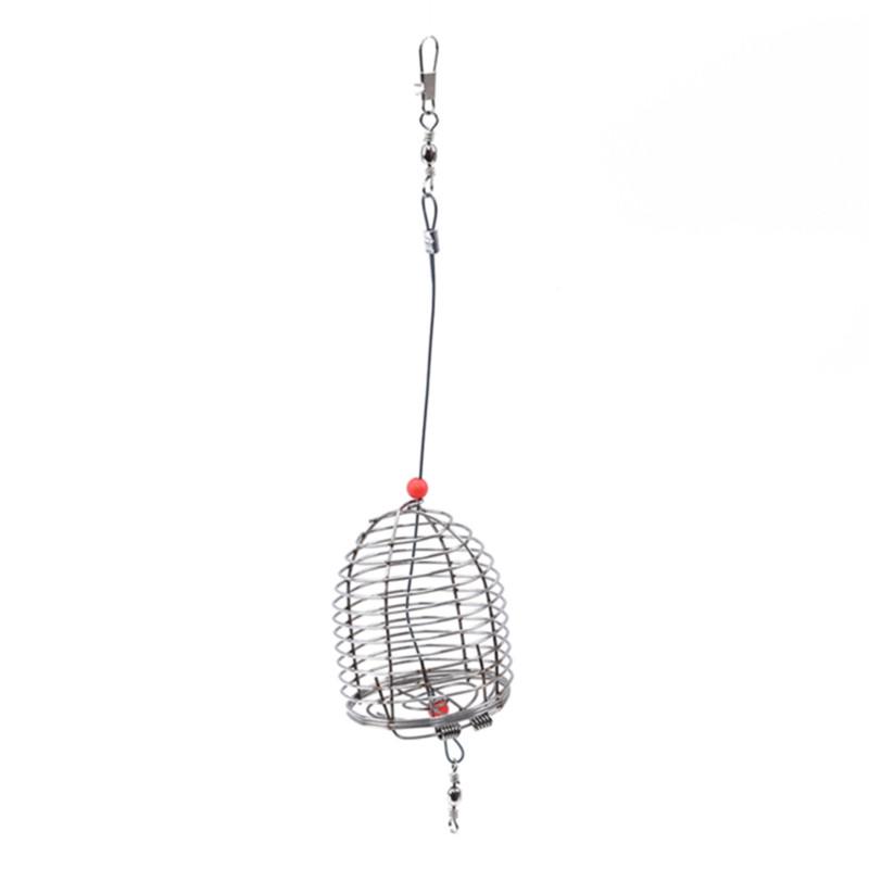Fishing Bait Trap Cast Dip Net Cage Crab Fish Shrimp Round Fishing ...