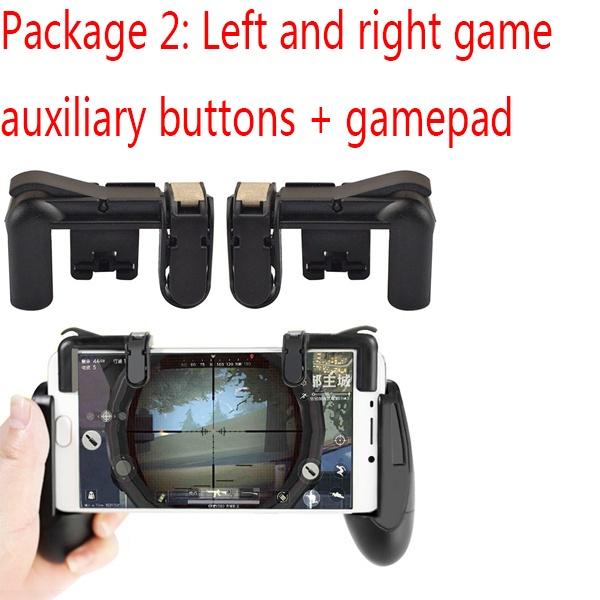 Buy Mobile Video Game Joystick Auxiliary Game Handle Bracket Grip Gamepad Trigger Fire at ...