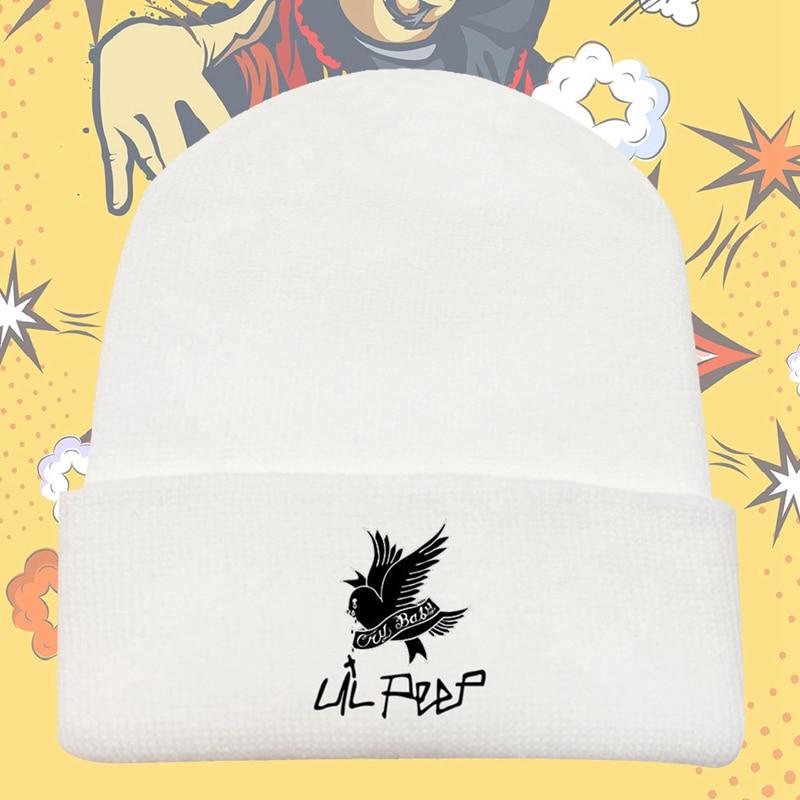 Buy Fashion Hip Hop Cap Lil Peep Knitting Hat Men Women Autumn Winter ...