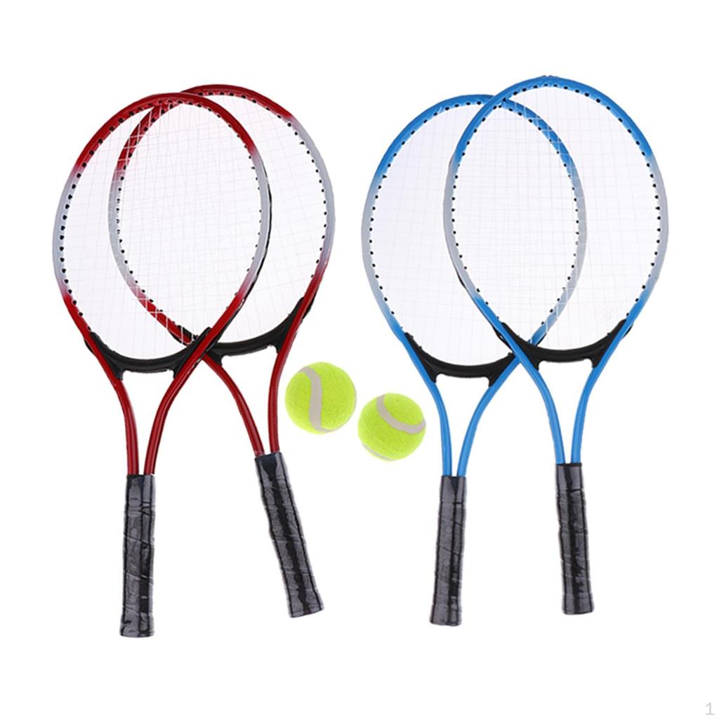 Buy 2 Pair Tennis Racket Racquet For Beginners Training Children Kids ...