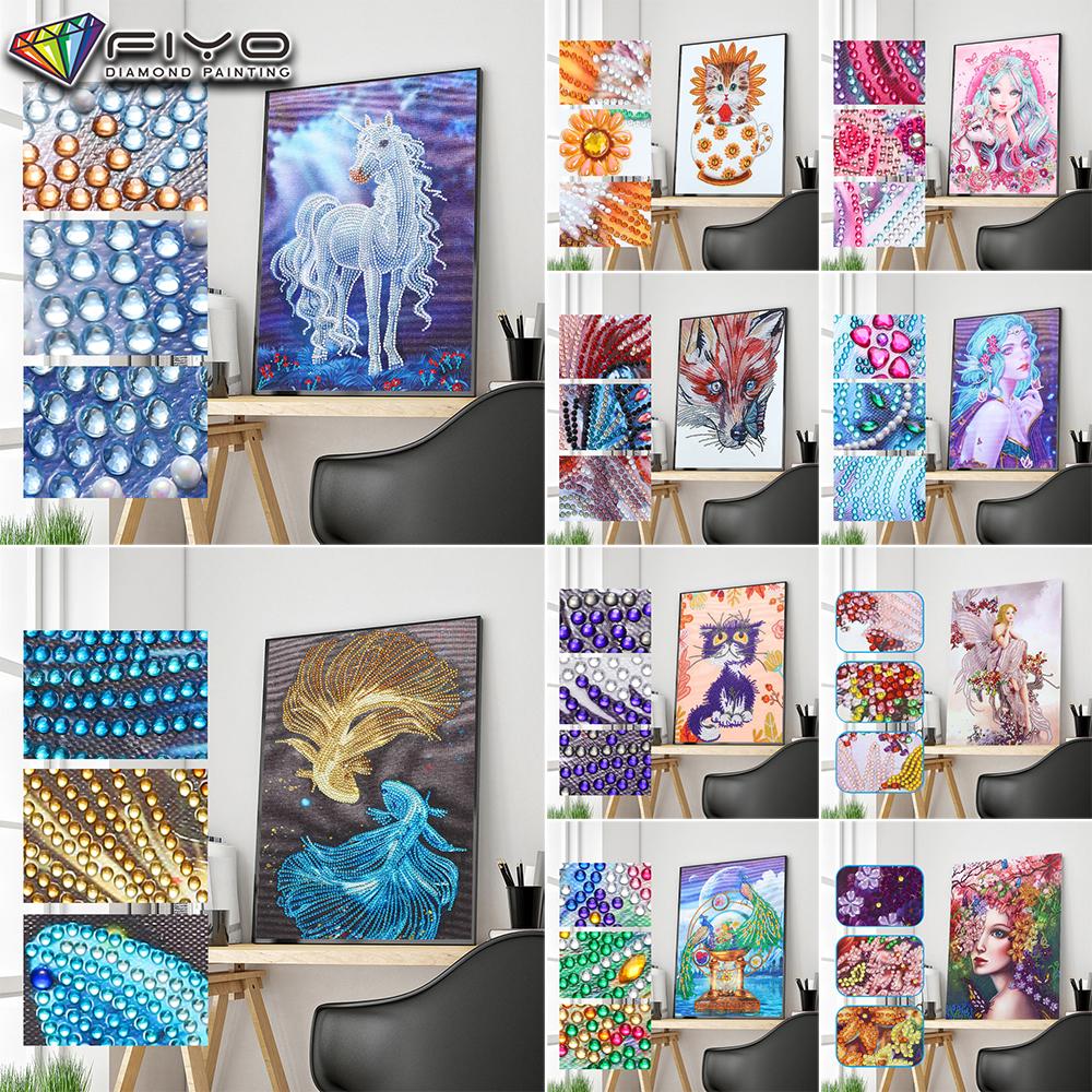 5D Embroidery Paintings Rhinestone Pasted Diy Diamond Painting Unicorn ...