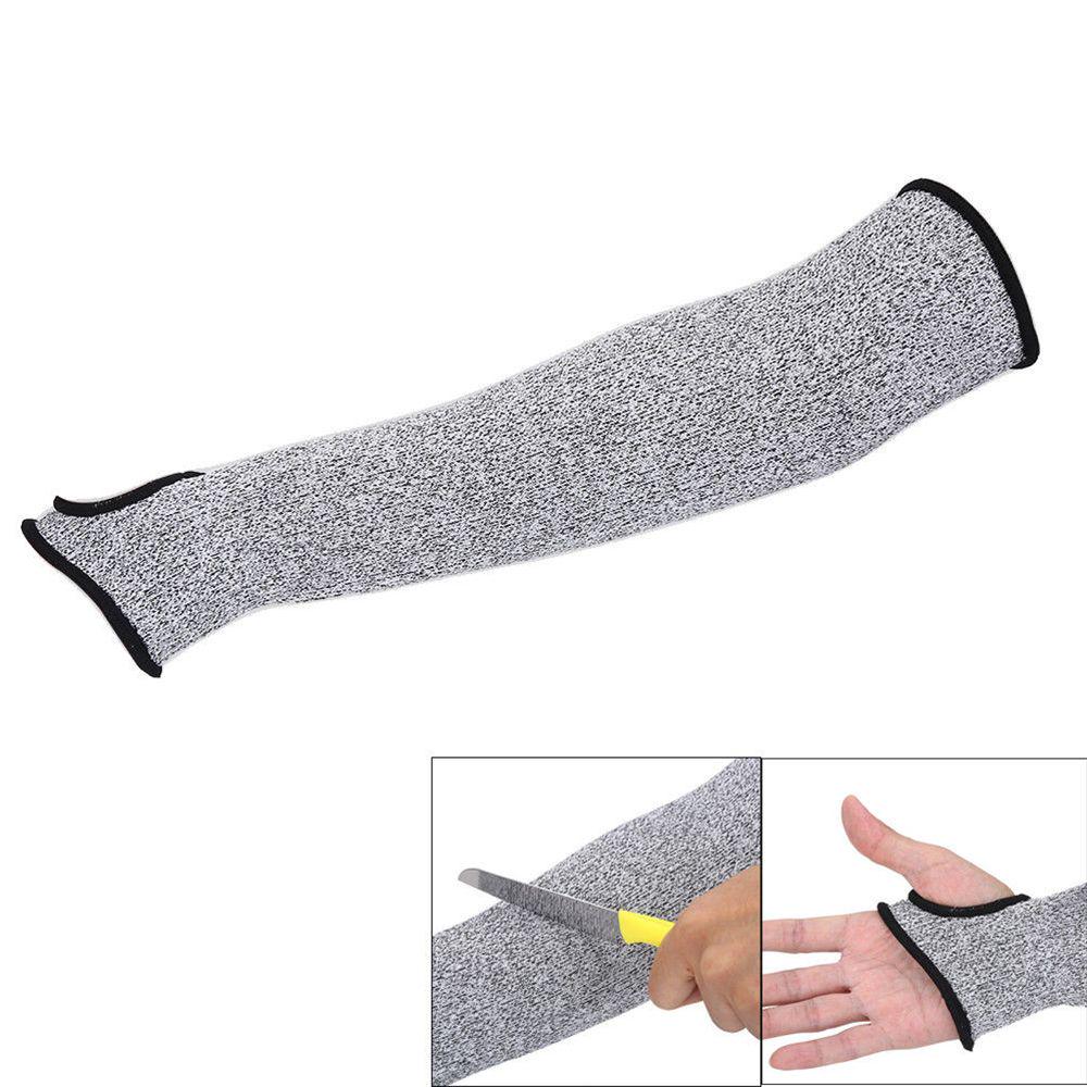 Buy Grey Safety Cut Heat Resistant Sleeves Arm Guard Protection Armband ...