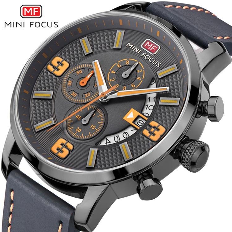 Buy Men Watches Luxury Brand Business Leather Male Clock Simple Big ...