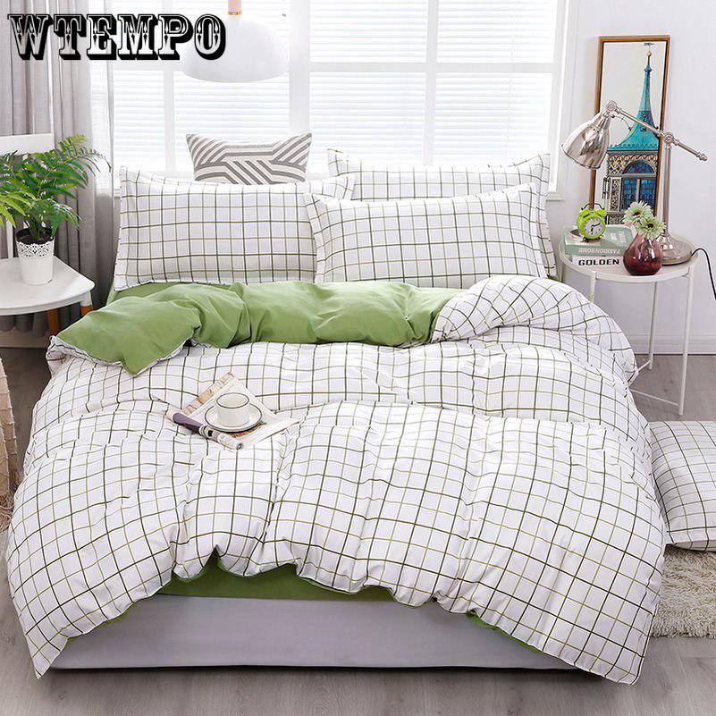 Buy Simply White Stripe Square Sheet Set Modern Bedding Set Popular ...