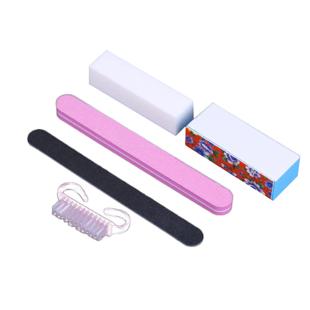 Buy Nail Art Set 5 Piece Nail Tool Set Nail File Rectangular Nail File ...
