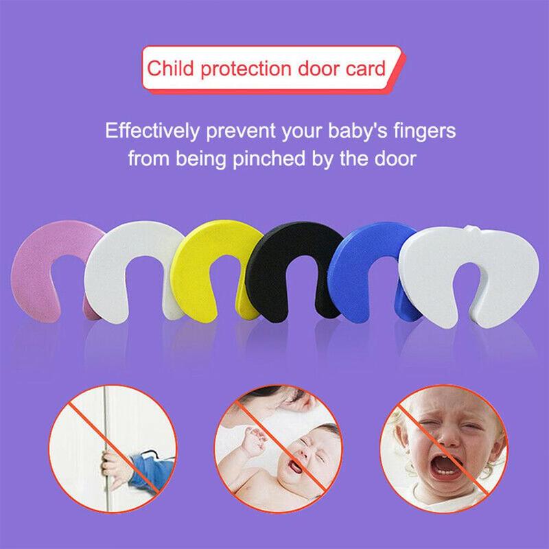 Buy Baby Safety Finger Pinch Protector Door Stopper Guard Door Stopper ...