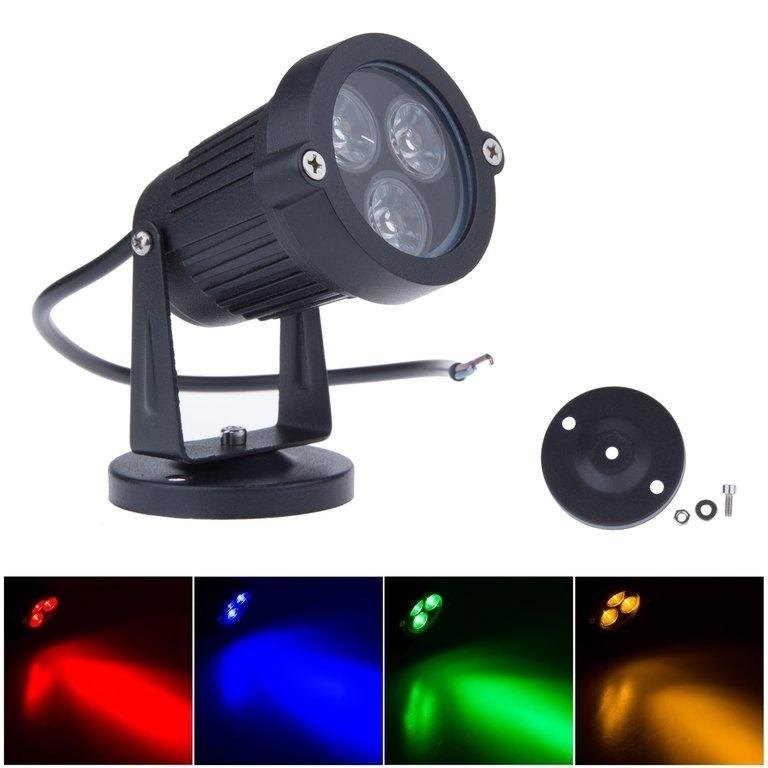 Buy 12V 6W Garden Lamp Spot Light Outdoor Lawn Landscape Path 3 LED ...