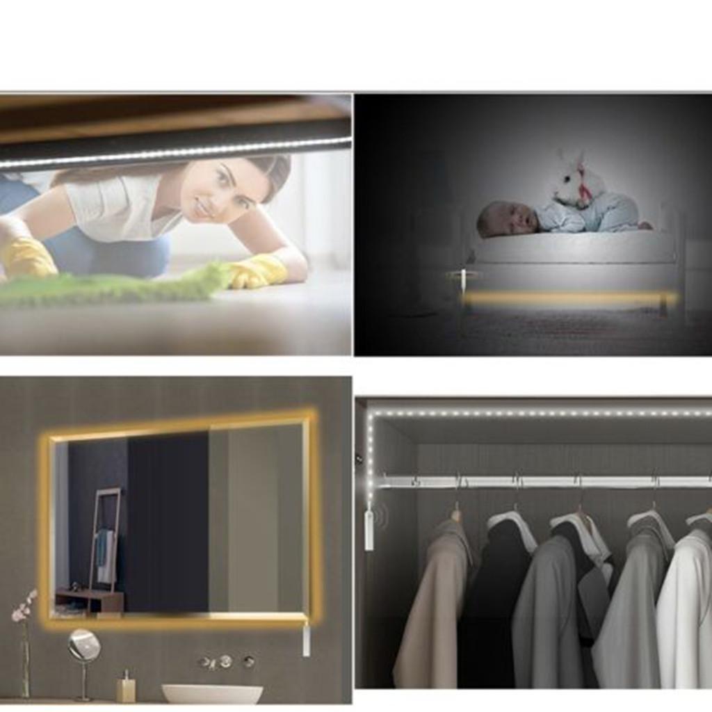 Waterproof LED Lamp Light Strip Sticker Cabinet DC Human Body Induction ...
