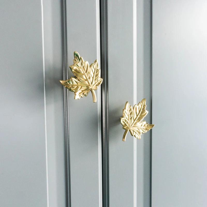 Buy 1PC Cabinets Metal Handles Furniture Door Knobs Door Handle Maple ...