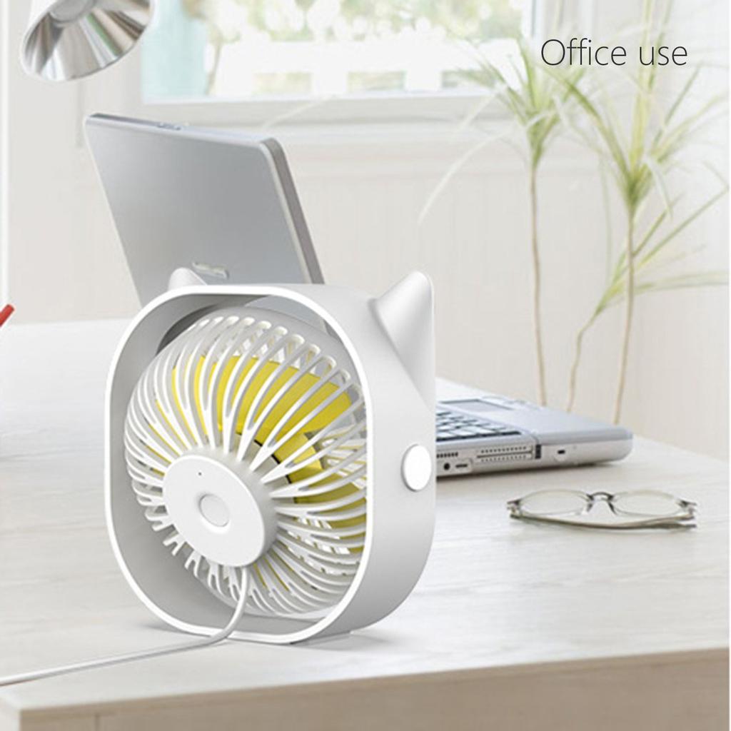 Buy Usb Mini Small Fan Charging Portable Desktop Silent Fan Summer Mini ...