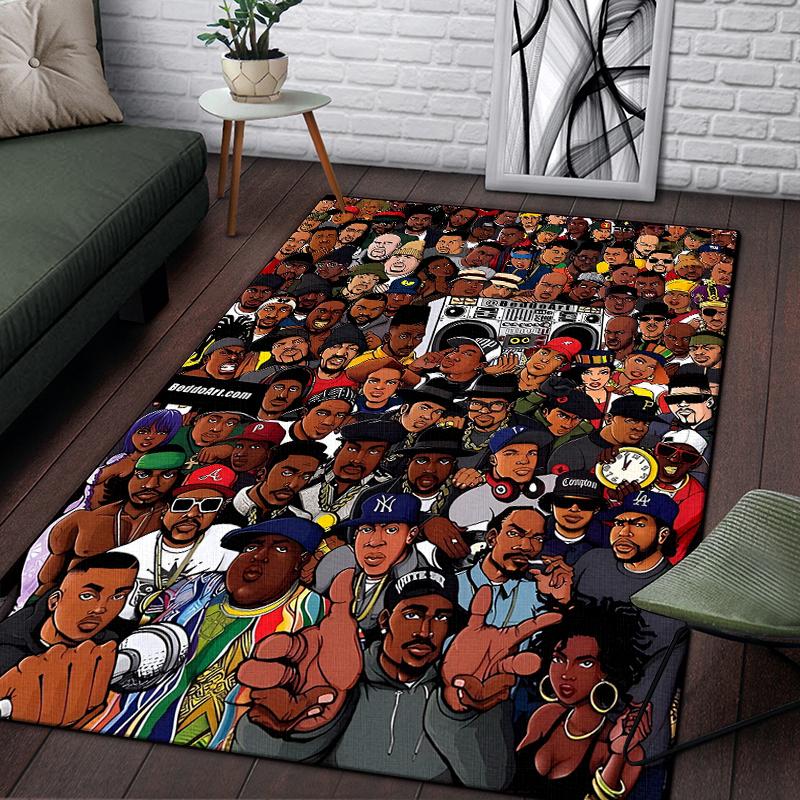 Cheap Hip hop 3D printed carpet floor mat Carpets for living room Rugs ...