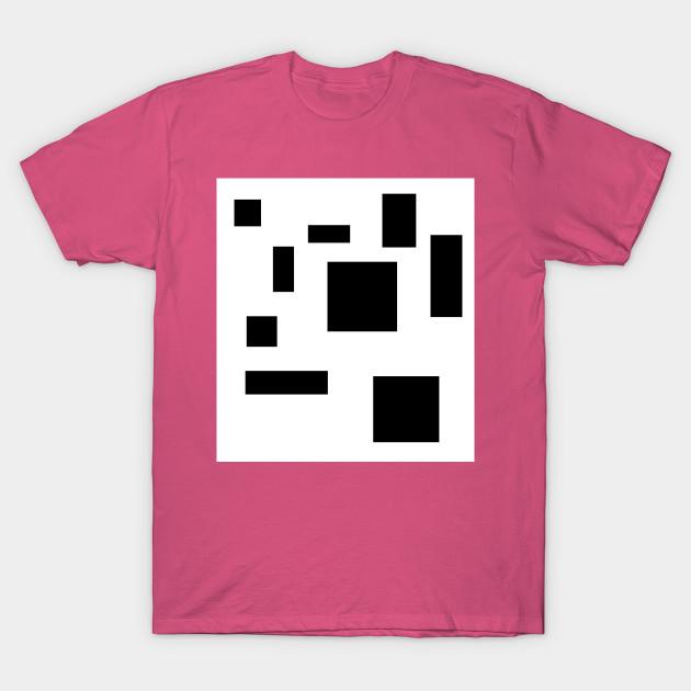 Buy Men Premium Cotton Harajuku T Shirt Square and Rectangle Print Men ...
