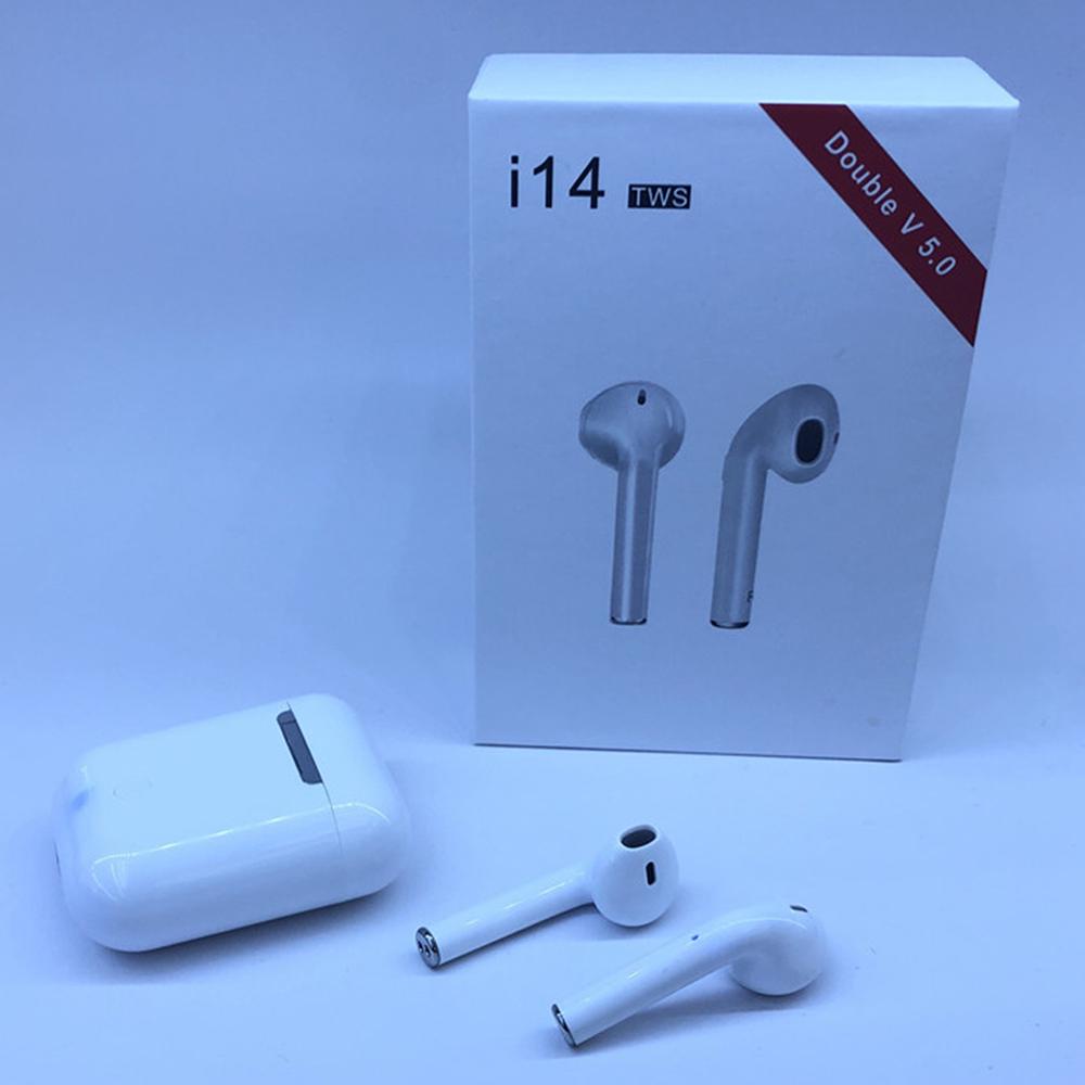 Buy I14 Touch 8 Pin Charging Port TWS Binaural Call V5.0 Bluetooth ...