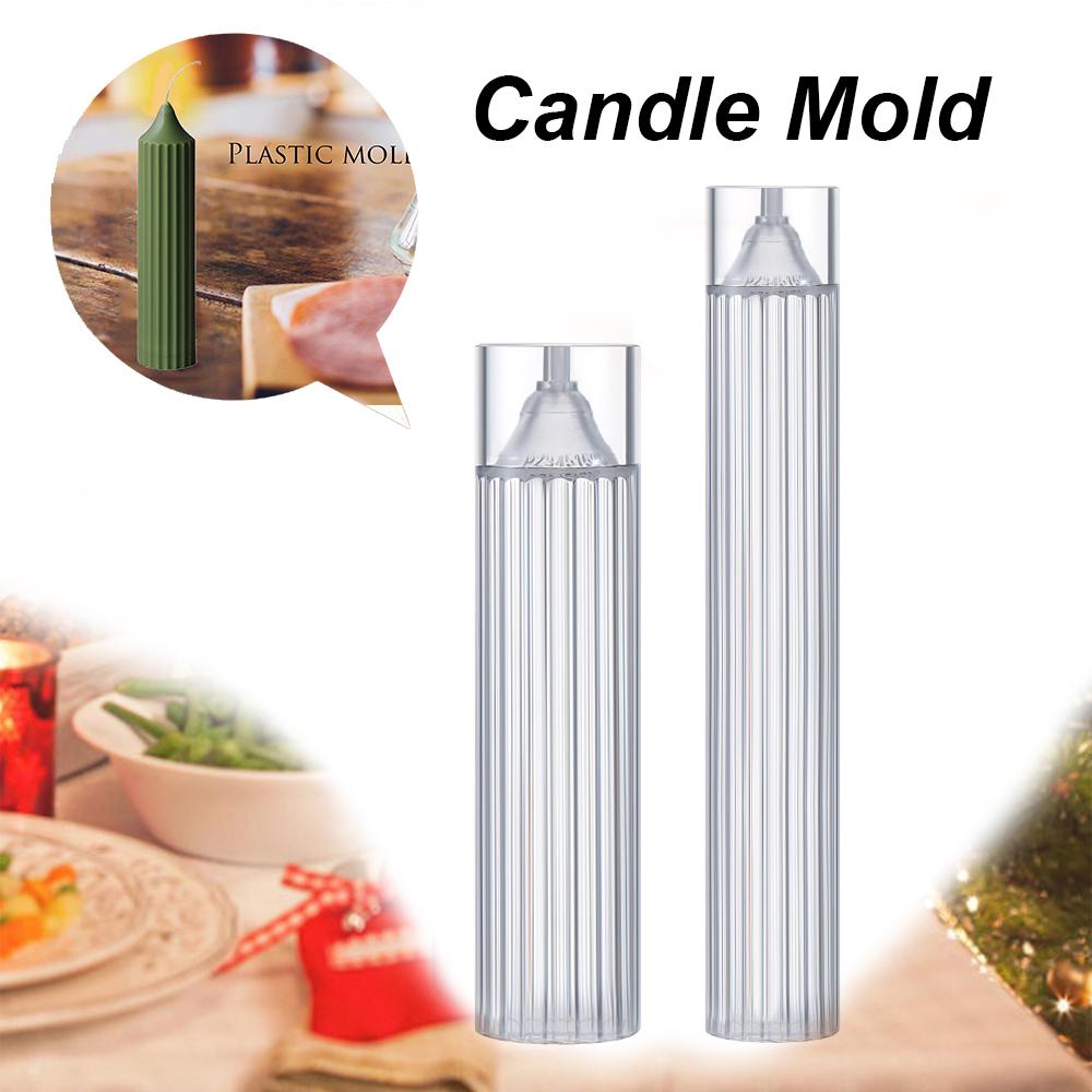 Buy Long Pole Candle Mold Plastic Pillar Candle Making DIY Candle Mould ...