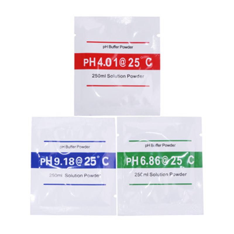 Buy 3pcs/lot 250ml Calibration Point Garden PH9.18 PH6.86 Water PH Buffer Solution Powder at ...