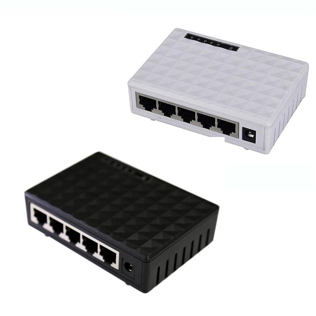 Buy Mini 5 Port 10/100Mbps Base Gigabit Switch HUB RJ45 LAN Ethernet ...