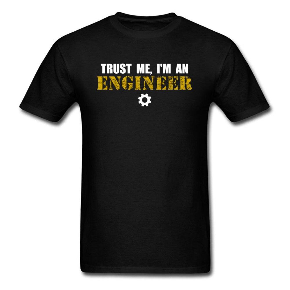 Buy Men Letter T-Shirt Vintage Geek Tshirt Trust Me I Am An Engineer ...