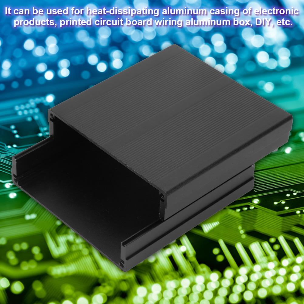 Matte Black Aluminum Printed Circuit Board Instrument Box Enclosure ...