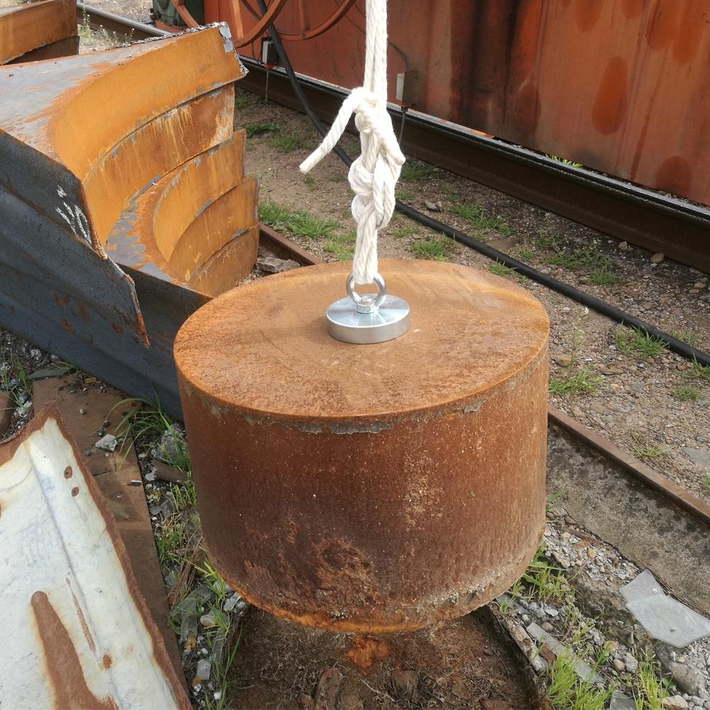 Buy 440lb Neodymium Magnet Pot D80mm Recovery Magnet Metal Treasure ...