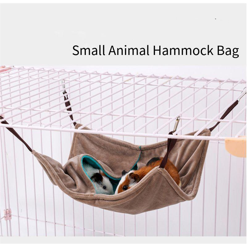 Cheap Small Animal Hanging Hammock Warm Pet Cage Hammock Soft Pet Sleep ...