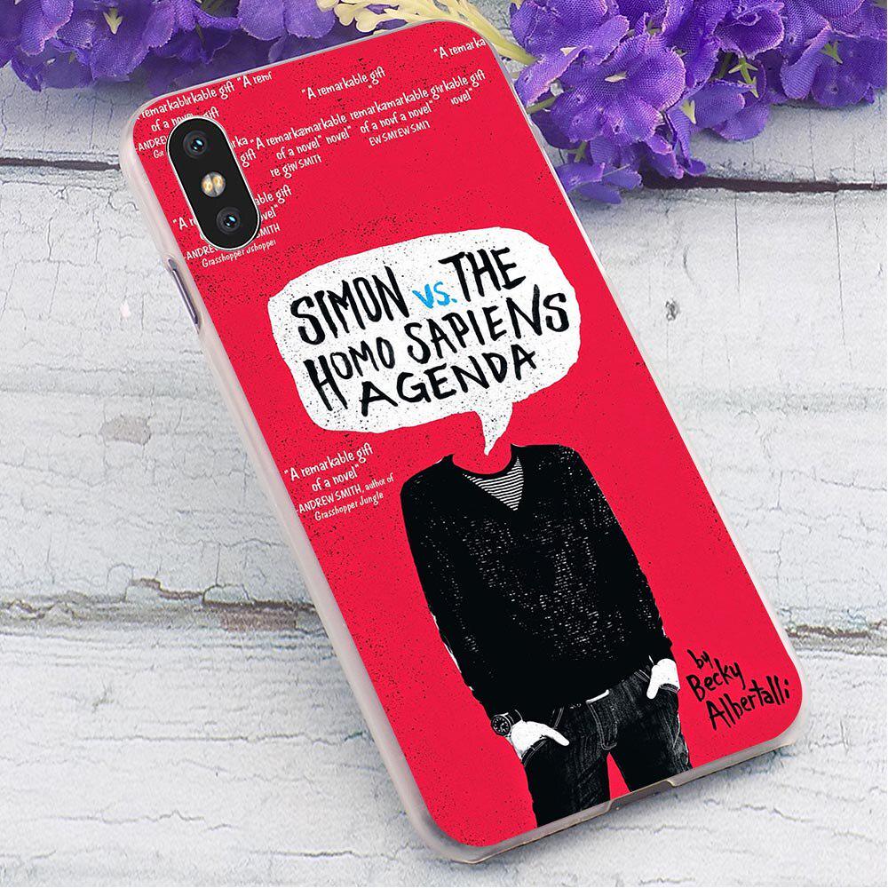 Buy Love Simon Hard Phone Case for iPhone X 11 Pro 6 6S XR Xs Max 8 ...